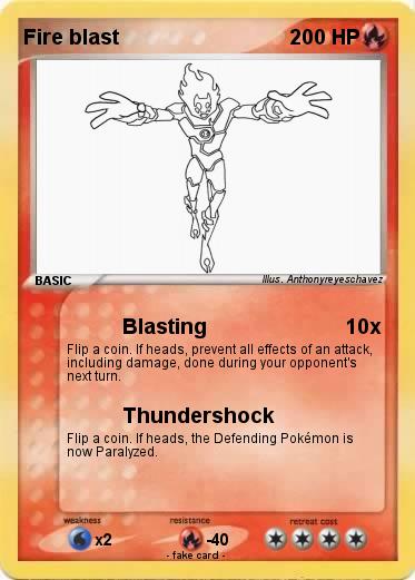 Pokémon Fire blast 46 46 - Blasting - My Pokemon Card