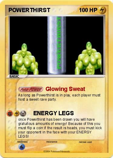 Pokémon POWERTHIRST 3 3 - Glowing Sweat - My Pokemon Card