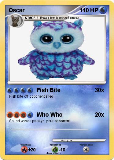 Pokémon Oscar 261 261 - Fish Bite - My Pokemon Card