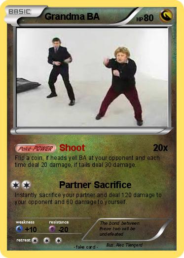 Pokémon Grandma BA - Shoot - My Pokemon Card
