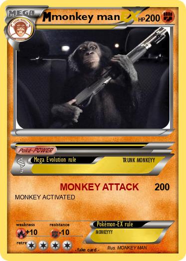 Pokémon monkey man 106 106 - MONKEY ATTACK - My Pokemon Card