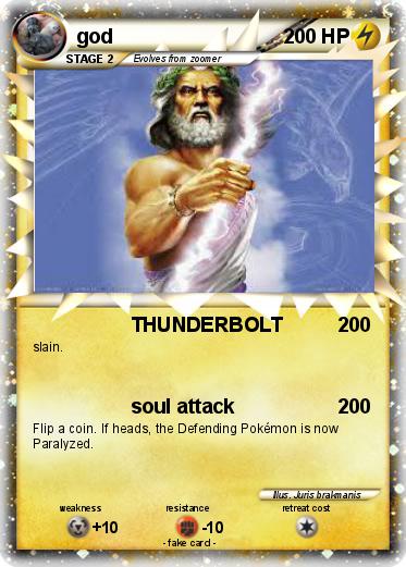 Pokémon god 1138 1138 - THUNDERBOLT - My Pokemon Card