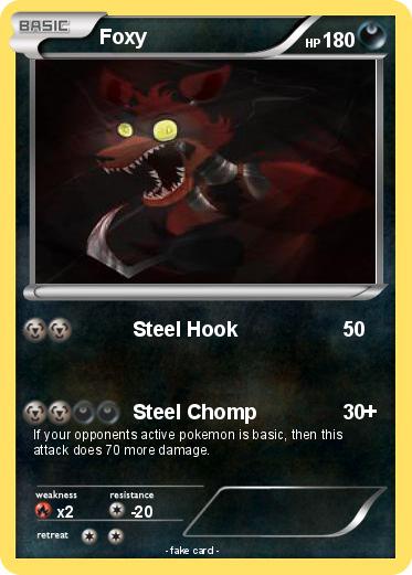 Pokémon Foxy 1683 1683 - Steel Hook - My Pokemon Card