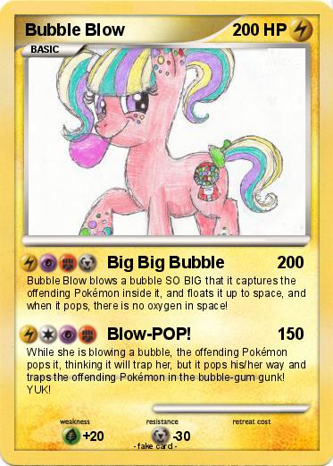 Pokémon Bubble Blow - Big Big Bubble - My Pokemon Card