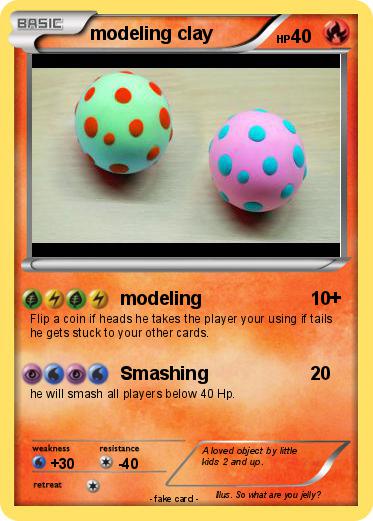 Pokémon modeling clay - modeling - My Pokemon Card