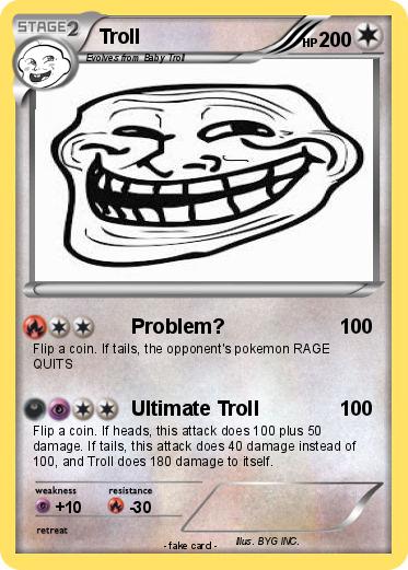 Pokémon Troll 2566 2566 - Problem? - My Pokemon Card