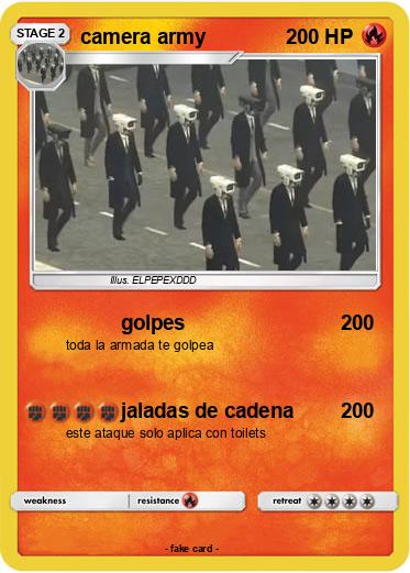 Pokémon camera army - golpes - My Pokemon Card
