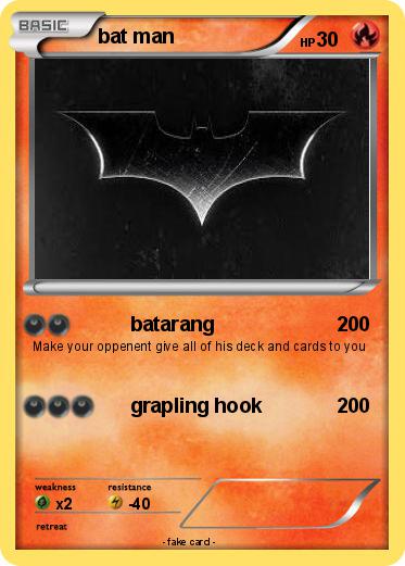 Pokémon bat man 84 84 - batarang - My Pokemon Card