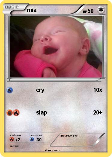 Pokémon mia 126 126 - cry - My Pokemon Card