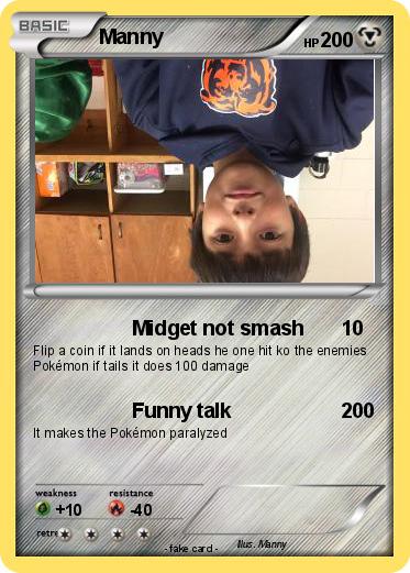 Pokémon Manny 195 195 - Midget not smash - My Pokemon Card