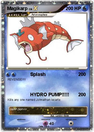 Pokémon Magikarp 1103 1103 - Splash - My Pokemon Card