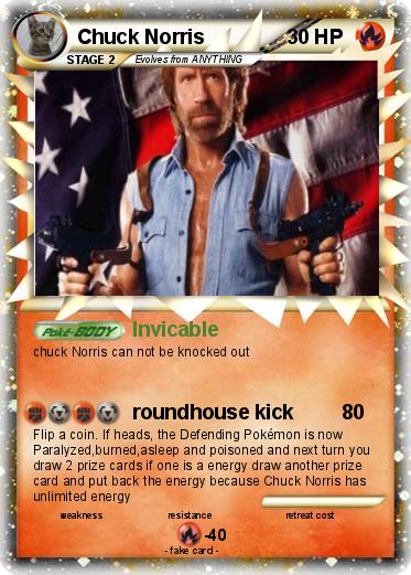 Pokémon Chuck Norris 720 720 - Invicable - My Pokemon Card