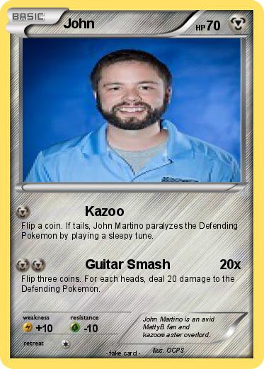 Pokémon John 4568 4568 - Kazoo - My Pokemon Card
