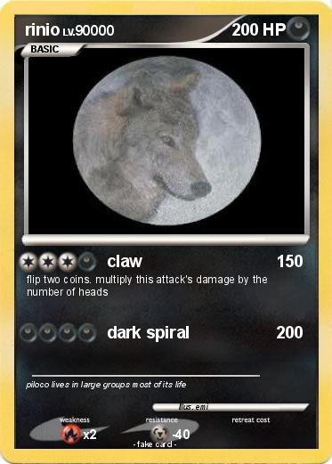 Pokémon rinio - claw - My Pokemon Card