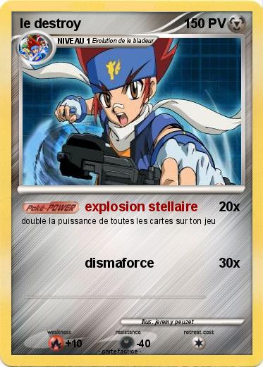 Pokémon le destroy - explosion stellaire - Ma carte Pokémon