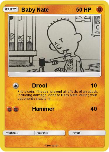Pokémon Baby Nate 1 1 - Drool - My Pokemon Card