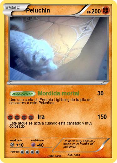 Pokémon Peluchin - Mordida mortal - Mi carta pokémon