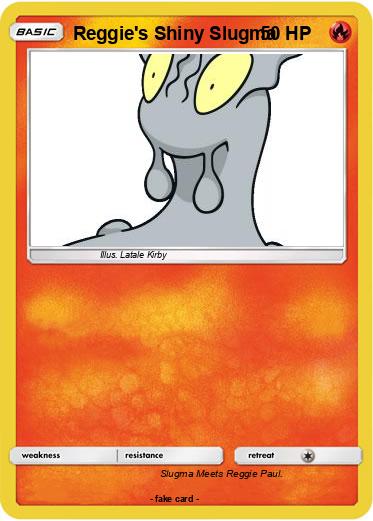 Pokémon Reggie s Shiny Slugma - My Pokemon Card