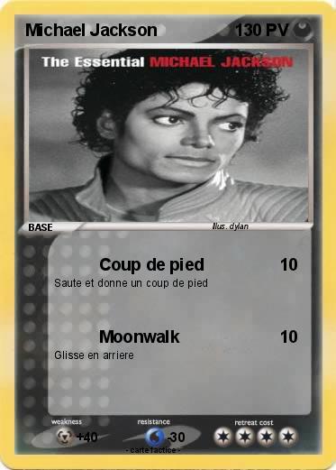 Pokémon Michael Jackson 1062 1062 - Coup de pied - Ma carte Pokémon