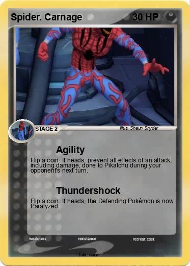 Pokémon Spider Carnage 26 26 - Agility - My Pokemon Card