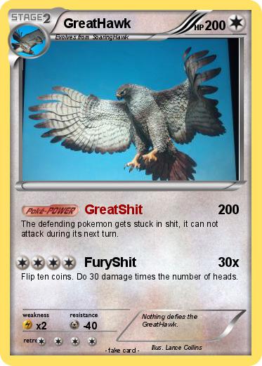 Pokémon GreatHawk - GreatShit - My Pokemon Card