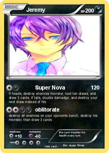 Pokémon Jeremy 597 597 - Super Nova - My Pokemon Card