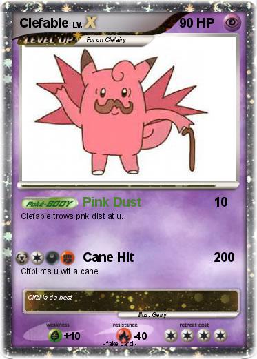 Pokémon Clefable 57 57 - Pink Dust - My Pokemon Card