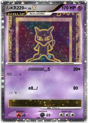 Pokémon 3 220 220 - /////////////,,,5 - My Pokemon Card