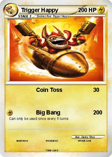 Pokémon Trigger Happy 306 306 - Coin Toss - My Pokemon Card