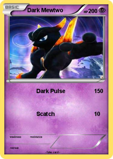 Pokémon Dark Mewtwo 391 391 - Dark Pulse - My Pokemon Card
