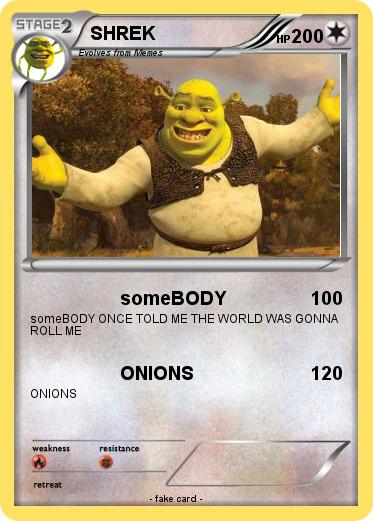 Pokémon SHREK 912 912 - someBODY - My Pokemon Card
