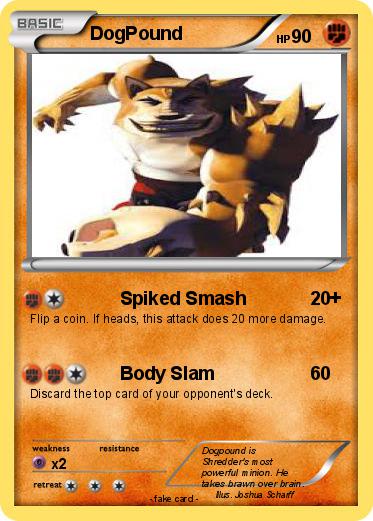 Pokémon DogPound 1 1 - Spiked Smash - My Pokemon Card
