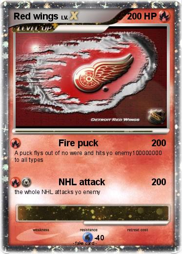 Pokémon Red wings 3 3 - Fire puck - My Pokemon Card