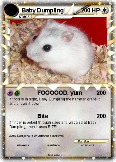 Pokémon Baby Dumpling - FOOOOOD. yum - My Pokemon Card