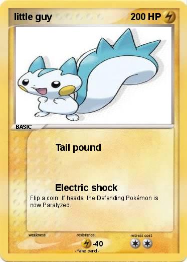 Pokémon little guy 3 3 - Tail pound - My Pokemon Card