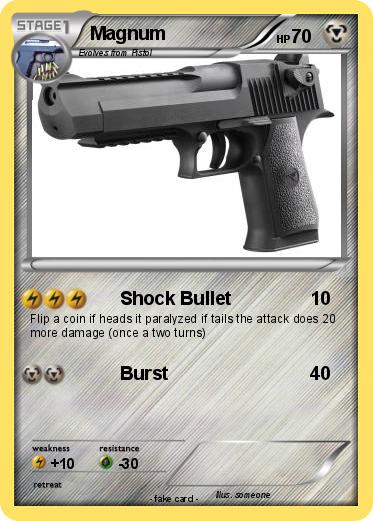 Pokémon Magnum 33 33 - Shock Bullet - My Pokemon Card