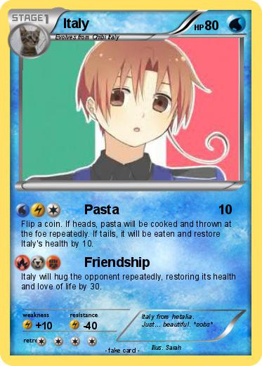 Pokémon Italy 67 67 - Pasta - My Pokemon Card