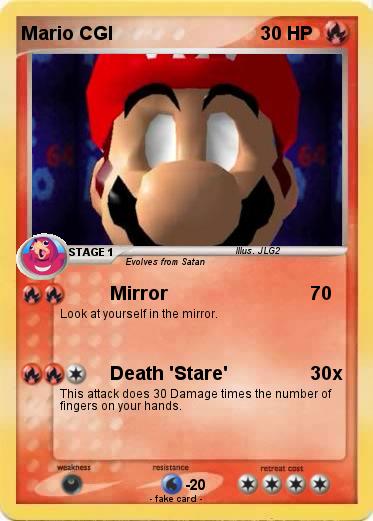 Pokémon Mario CGI - Mirror - My Pokemon Card