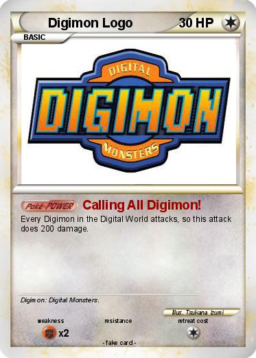 Pokémon Digimon Logo - Calling All Digimon! - My Pokemon Card