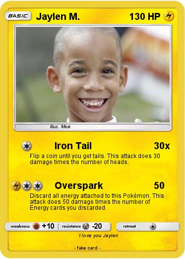 Pokémon Jaylen M - Iron Tail - My Pokemon Card