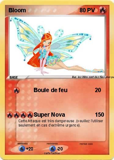 Pokémon Bloom 198 198 - Boule de feu - Ma carte Pokémon