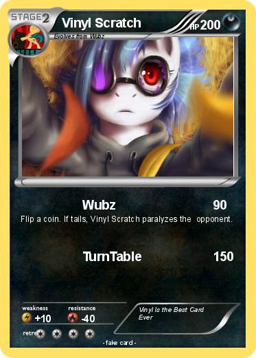 Pokémon Vinyl Scratch 88 88 - Wubz - My Pokemon Card