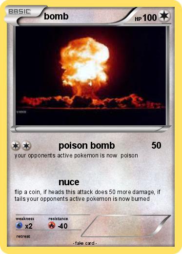 Pokémon bomb 740 740 - poison bomb - My Pokemon Card