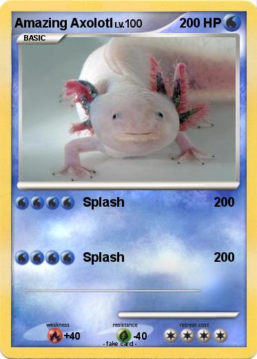 Pokémon Amazing Axolotl - Splash - My Pokemon Card