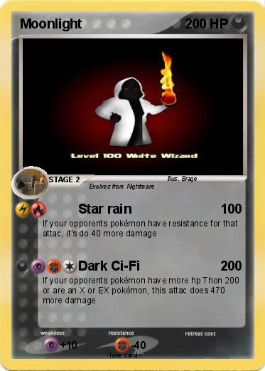 Pokémon Moonlight 59 59 - Star rain - My Pokemon Card