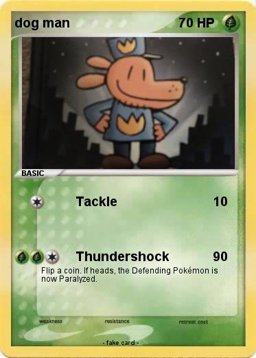 Pokémon dog man 37 37 - Tackle - My Pokemon Card