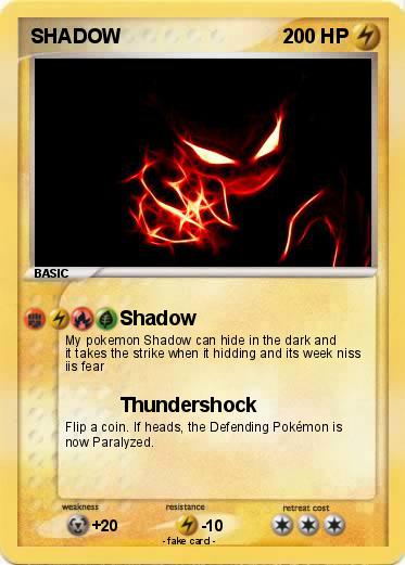 Pokémon SHADOW 12658 12658 - Shadow - My Pokemon Card
