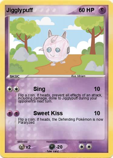 Pokémon Jigglypuff 522 522 - Sing - My Pokemon Card