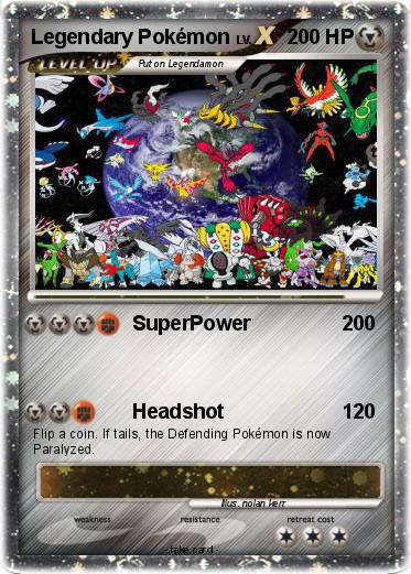 Pokémon Legendary Pokemon 160 160 - SuperPower - My Pokemon Card