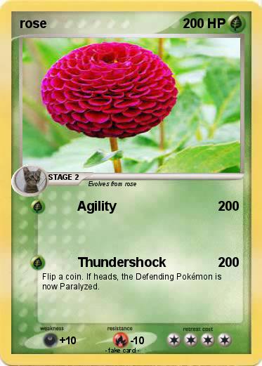 Pokémon rose 270 270 - Agility - My Pokemon Card